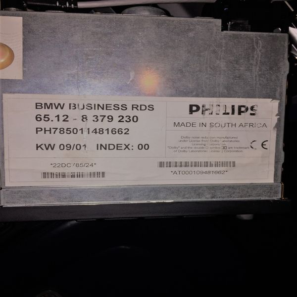 BMW Business CD radio code - ecoustics.com