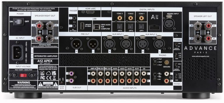 Advance Paris Unveils A8, A10, A12 APEX Integrated Amps & ACD CD Player ...