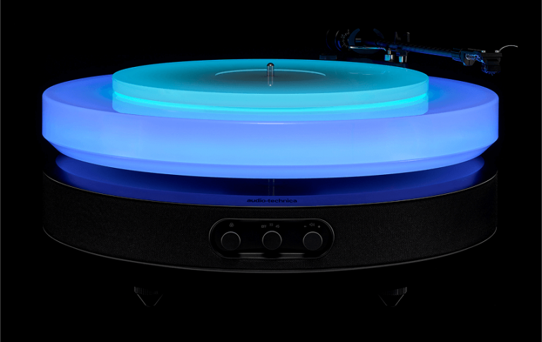 Audio-Technica’s $9,999 Hotaru Turntable: A Floating, Glowing Sci-Fi ...