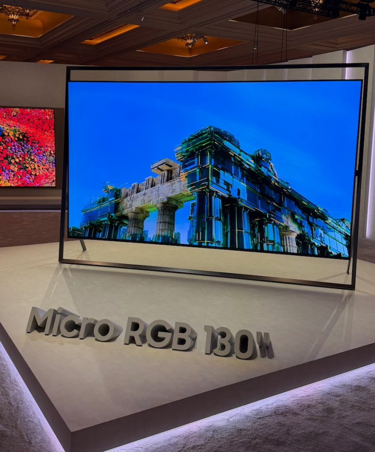 Samsung Reveals 130-Inch Micro RGB TV With Next-Generation Color at CES ...